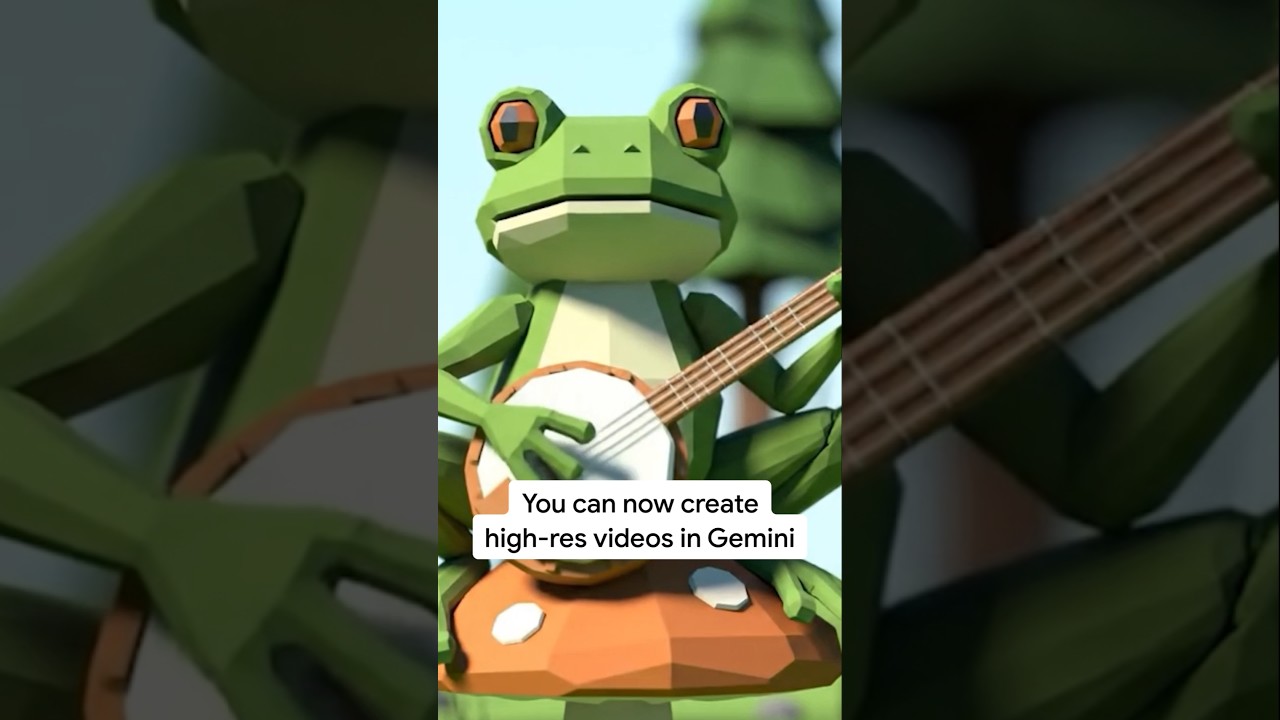 🐸✨ Rolling out today, you can create high-res eight-second videos in Gemini Advanced with Veo 2.