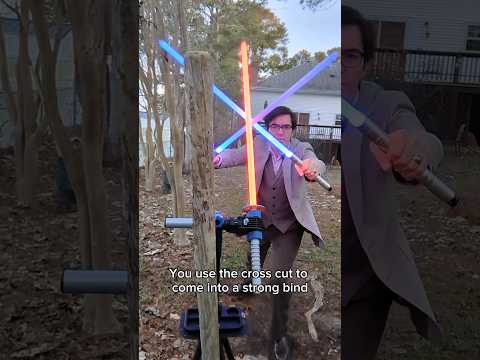 Dual Wielding Lightsaber Play from the Cross Cut