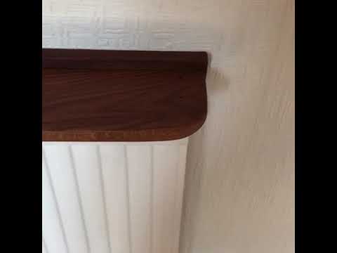 Salvaging painted oak shelf to make a floating shelf