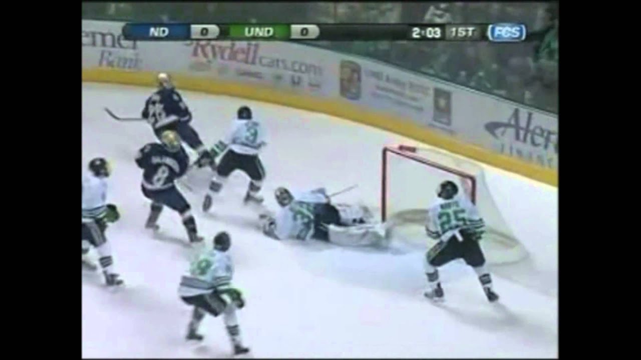 Fighting Sioux Hockey Highlights Hits and Goals