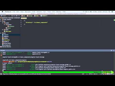 Learn Deploying AngularJS Tutorial The Storage Service | packtpub com - Mind Luster