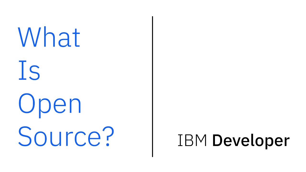 What Is Open Source?  |  An introduction to open technology