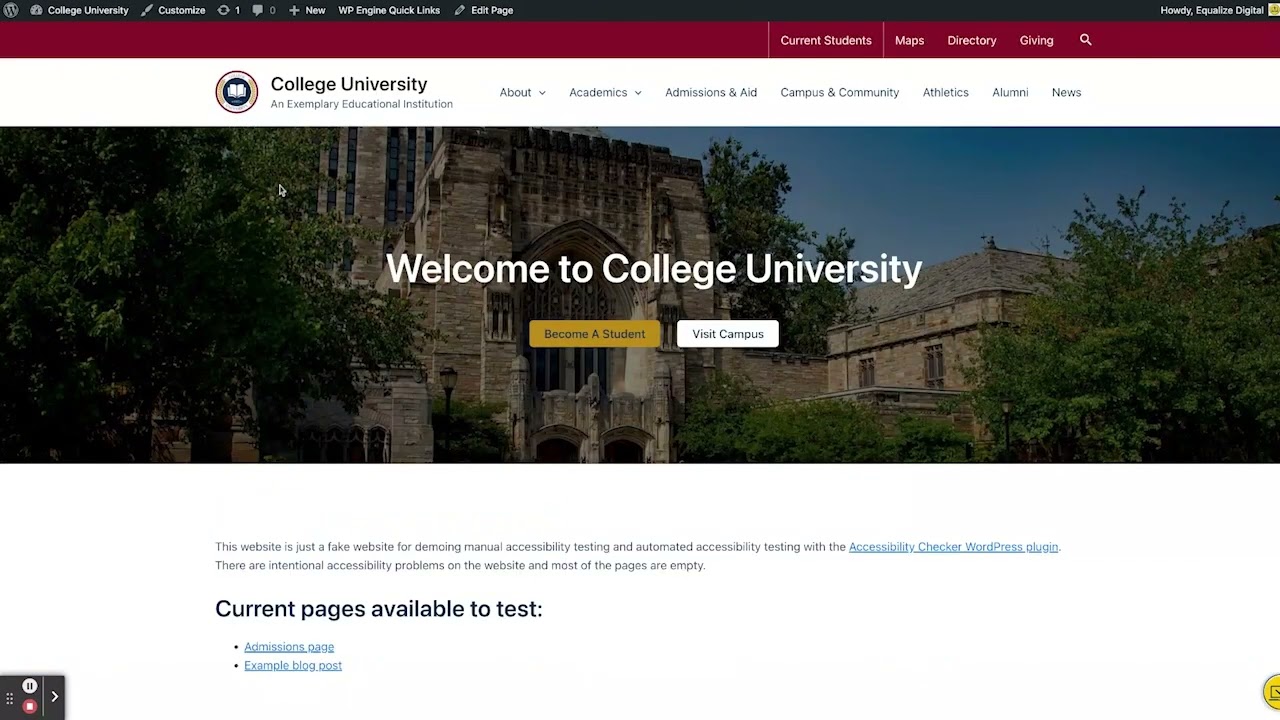 Demoing Smooth Scroll Breaking Accessibility