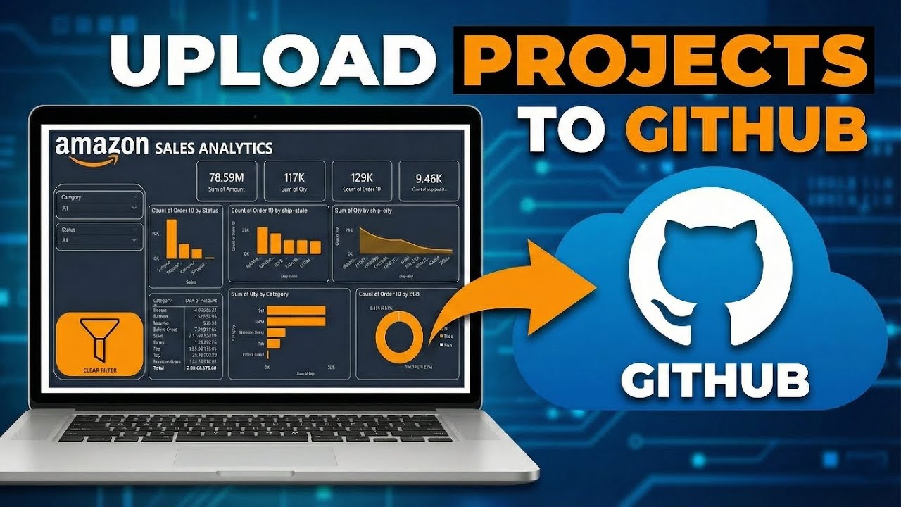 Push Your Portfolio to GitHub: How to Upload Any Project Fast 🚀
