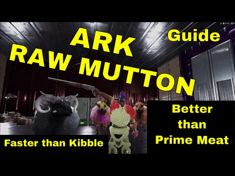 Steam Community :: Video :: ARK Raw Mutton guide - Faster than kibble ...