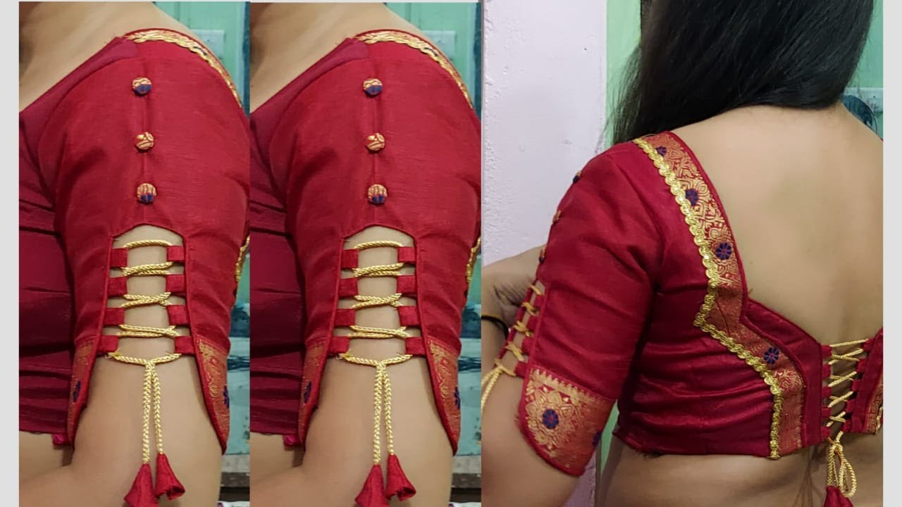 Beautiful Sleeves Design Designer - Blouse Designs - Blouse Designs