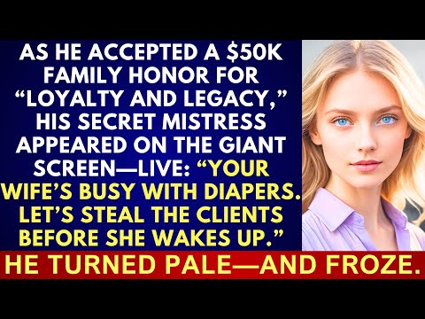 My Husband’s Mistress Appeared Live on the Big Screen During His $50K Family Legacy Award Speech