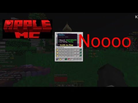 how i lost my 1B money in apple mc server in just 1 minute #applemc
