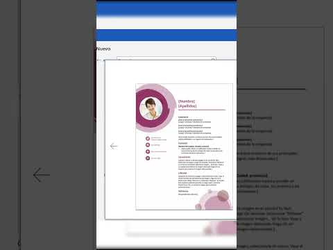 Como crear Curriculum vitae en Word #words #office #tutorial