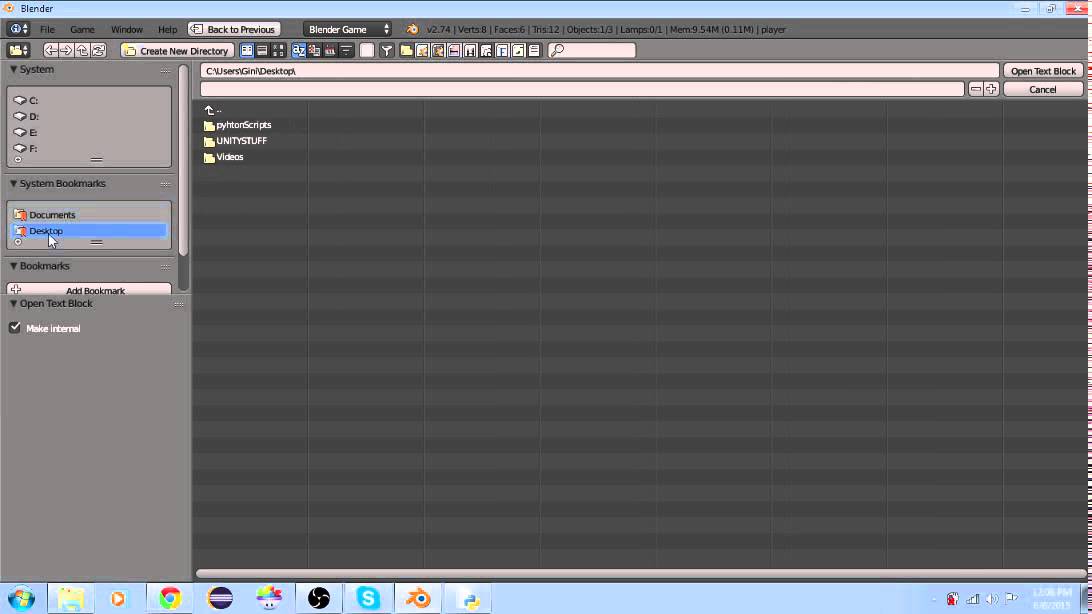 Player Movement BGE (PYTHON)