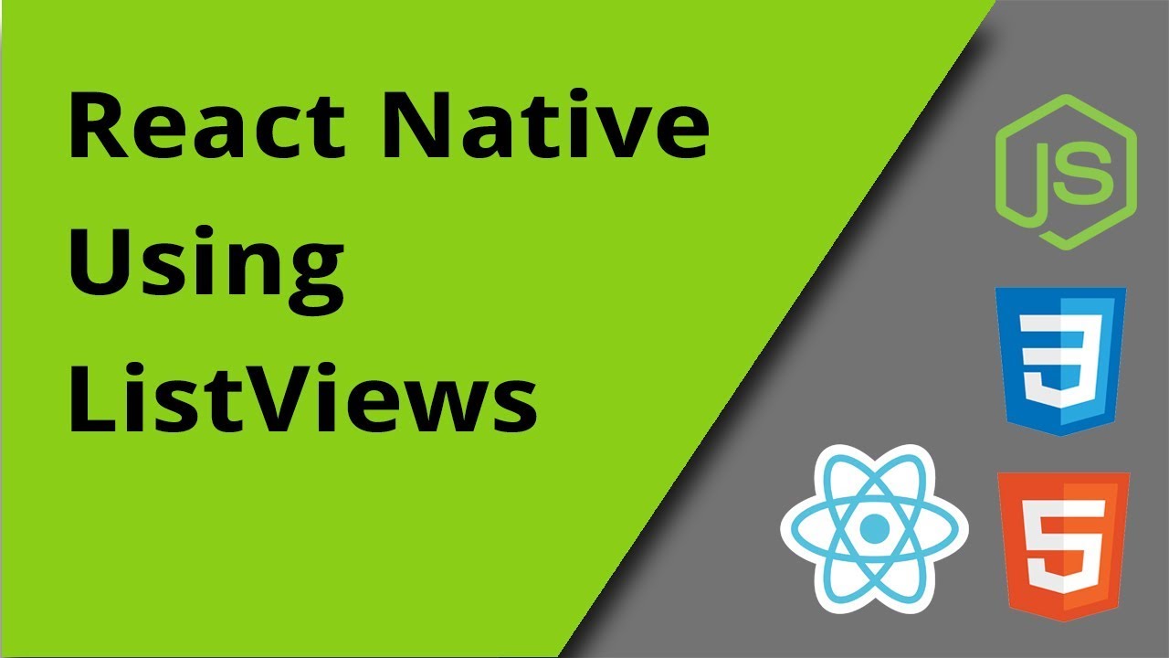 React Native - List Views - Episode 10