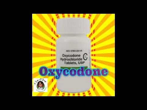 Oxycodone: What you should know