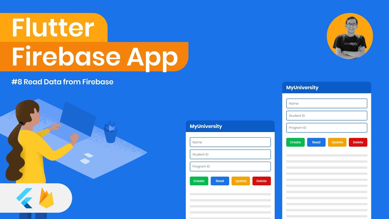 08 Read Data from Firebase - Flutter Firebase Basic CRUD Tutorial