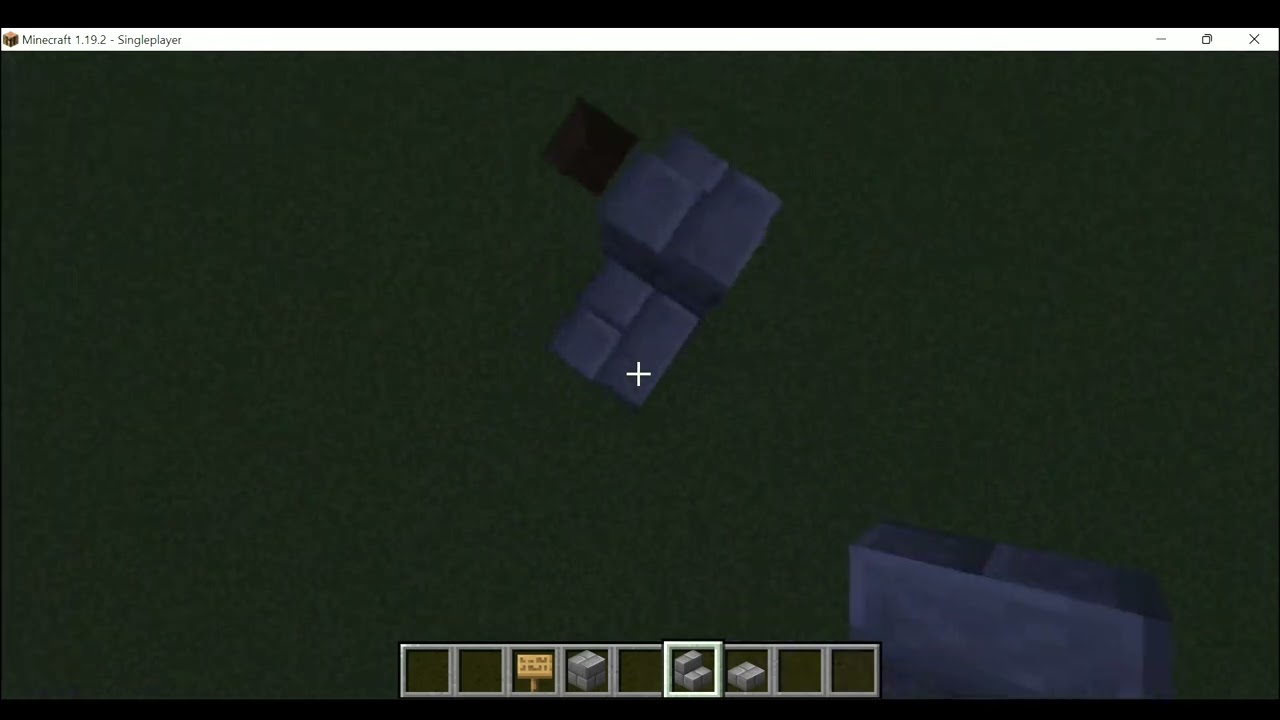 How to make a simple tombstone in minecraft