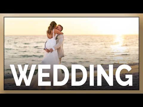 Vue on 30A Wedding Highlight in Santa Rosa Beach | Chelsey + Travis | Florida Wedding Videography