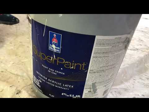 How to paint walls in one coat with BEHR MARQUEE® Interior Paint in Modern Gray SW 7632