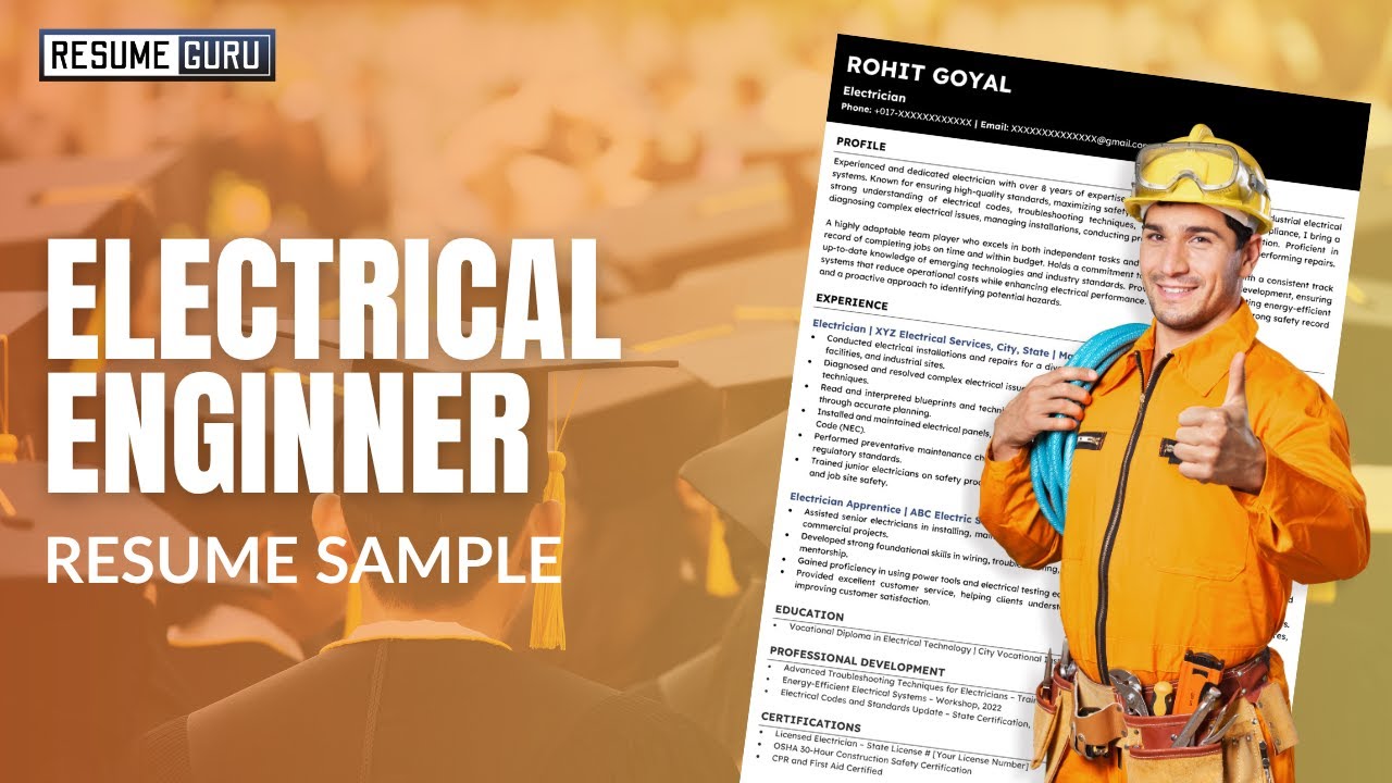 Electrical Engineer Resume Sample | Full Guide