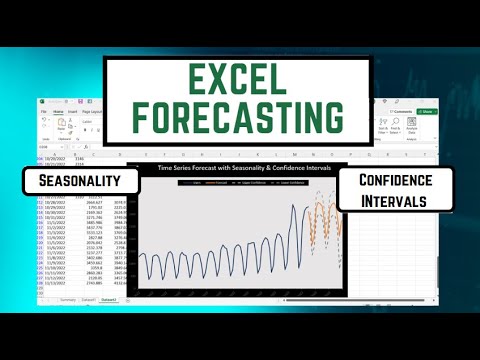 Forecasting in Excel | Seasonality & Confidence Intervals