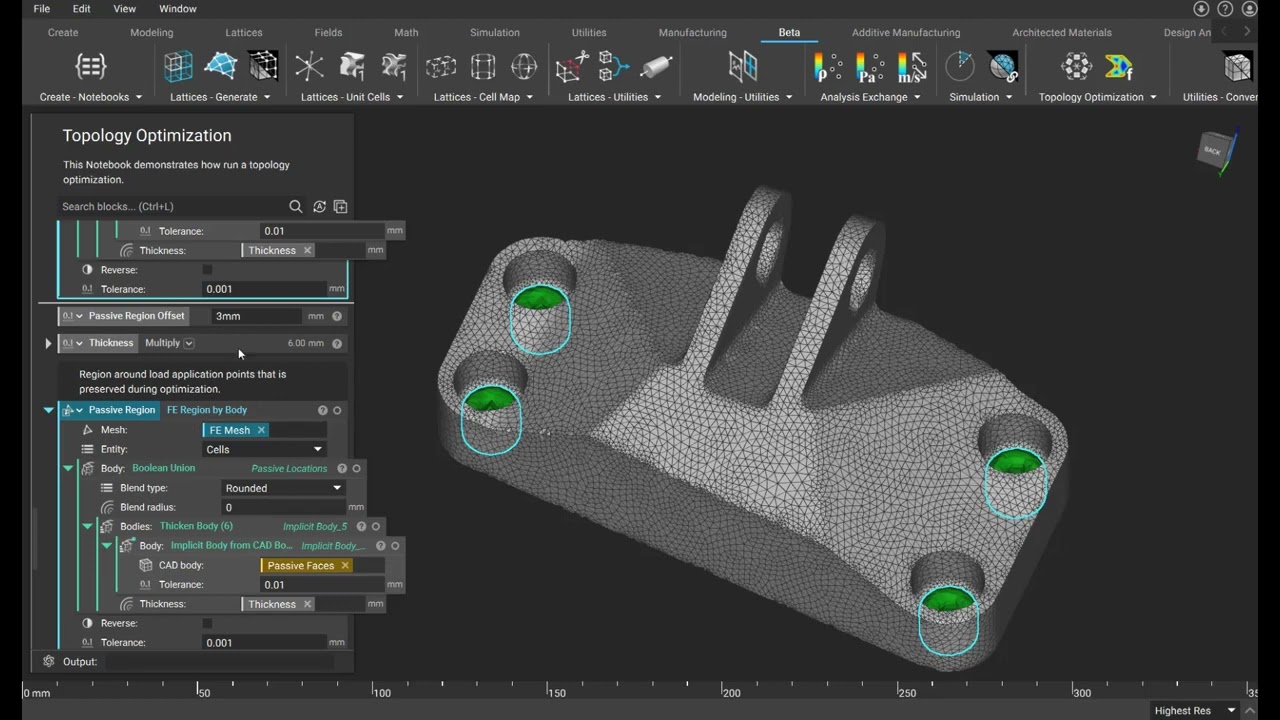 Intro to Topology Optimization: Answer to TopOpt Test Problem