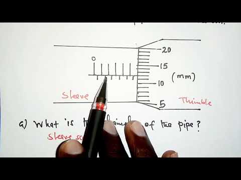 How to read a micrometer screw gauge.