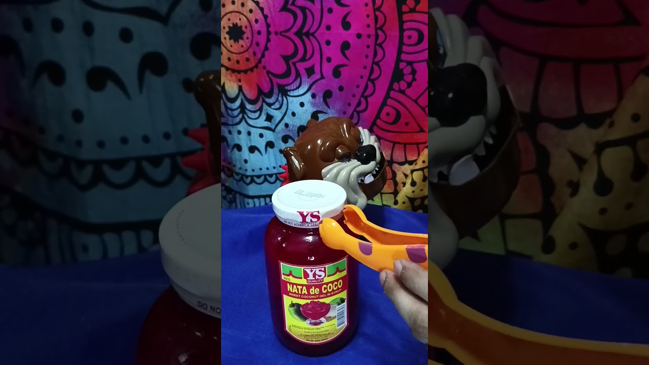Don't Try To Open His Nata De Coco #shorts #asmr #trending #food #viral