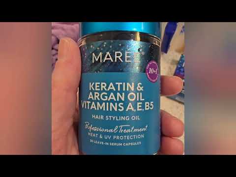 Review of Maree Keratin & Argan Oil Hair Styling Oil with vitamins for Frizzy Hair