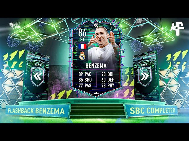 FIFA 22 Ultimate Team Karim Benzema Flashback SBC