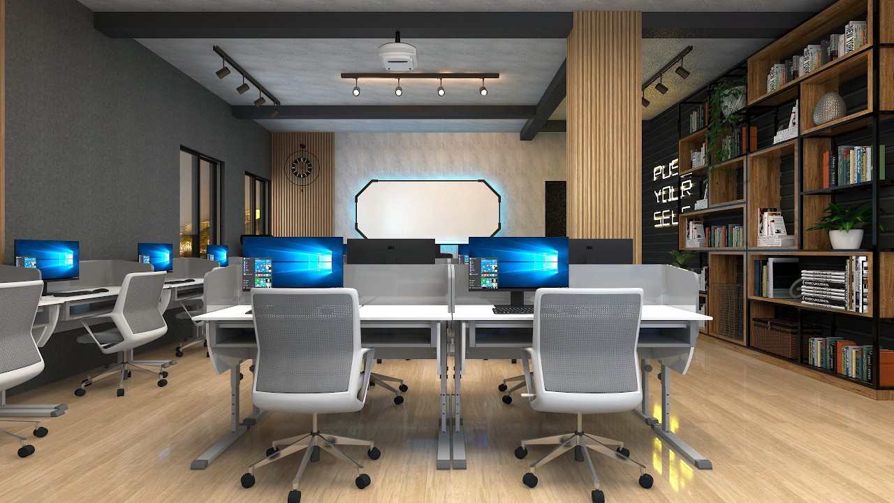 COMPUTER LAB DESIGN | INTERIOR DESIGN TOUR