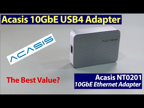 Value Hi Speed 10GbE Speeds - Acasis NT0201 USB4 10GbE Ethernet Adapter Review