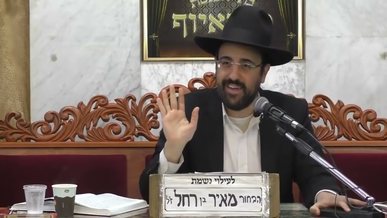 הרב מאיר אליהו פרשת ויקרא מוסאיוף התשפ הערוץ של הרב מאיר אליהו