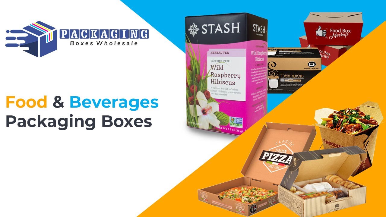 Check Out Our Custom Printed Food and Beverages Packaging Boxes