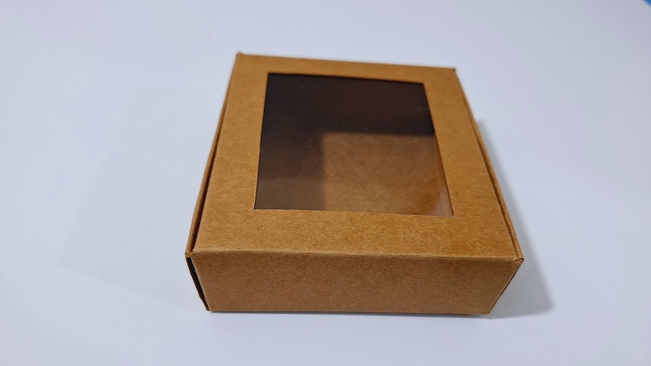 Caja para llaveros o jabones con visor