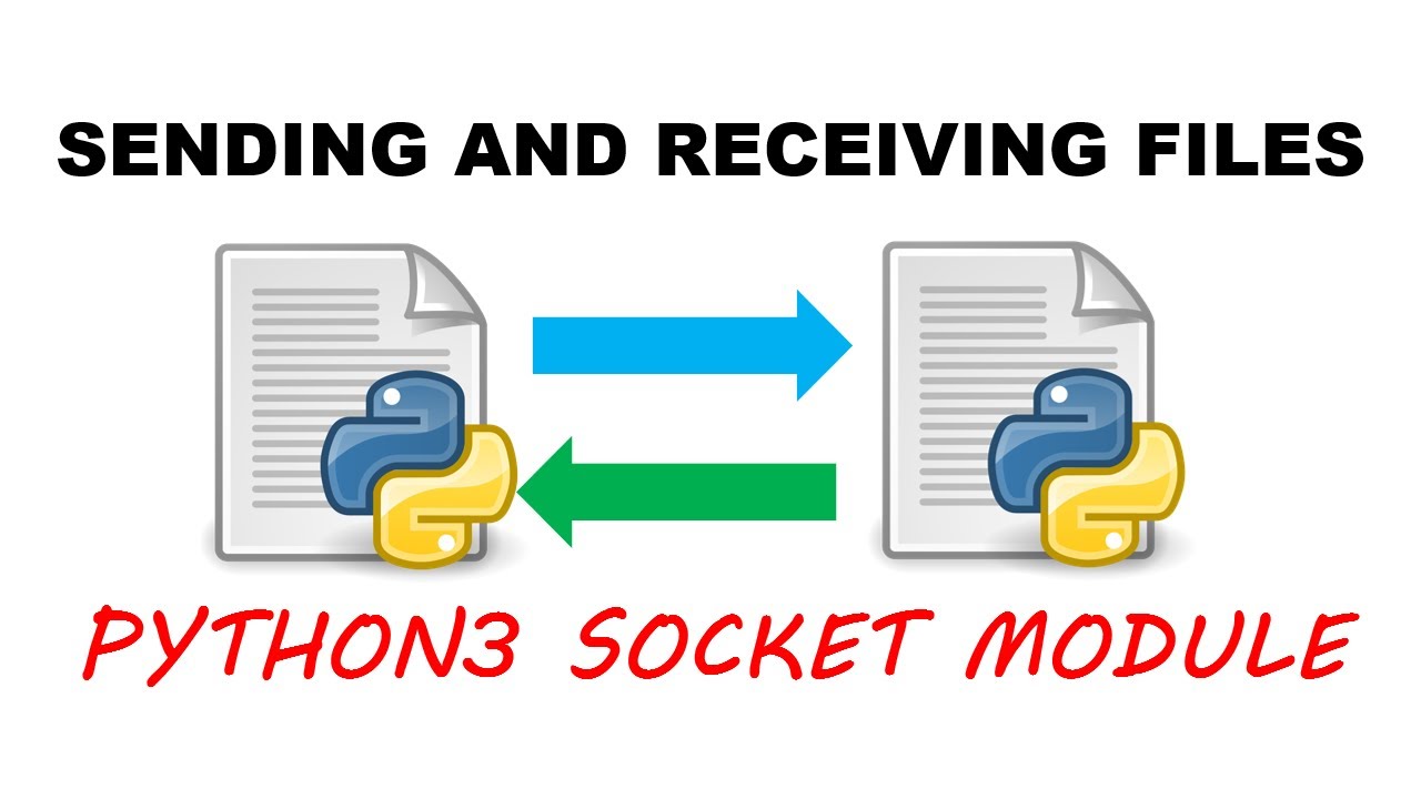 How to send/recv files using socket module python3?