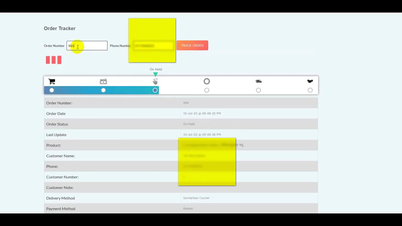 How to track WooCommerce order (free)