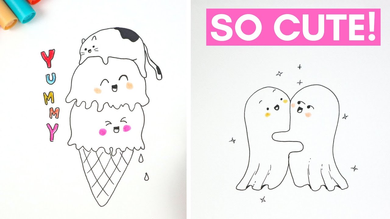 25 Cute Easy Drawing Ideas You Need to Try