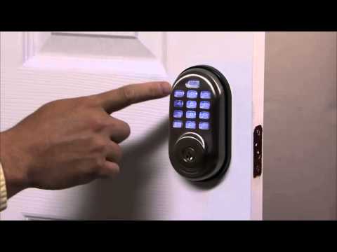 Yale Real Living Push Button Deadbolt Programming - Master Pin Code 01