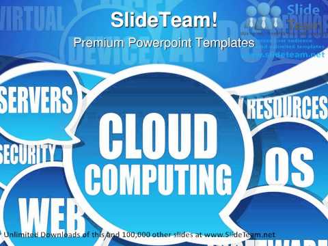Cloud Computing Background PowerPoint Templates Themes And Backgrounds Graphic designs