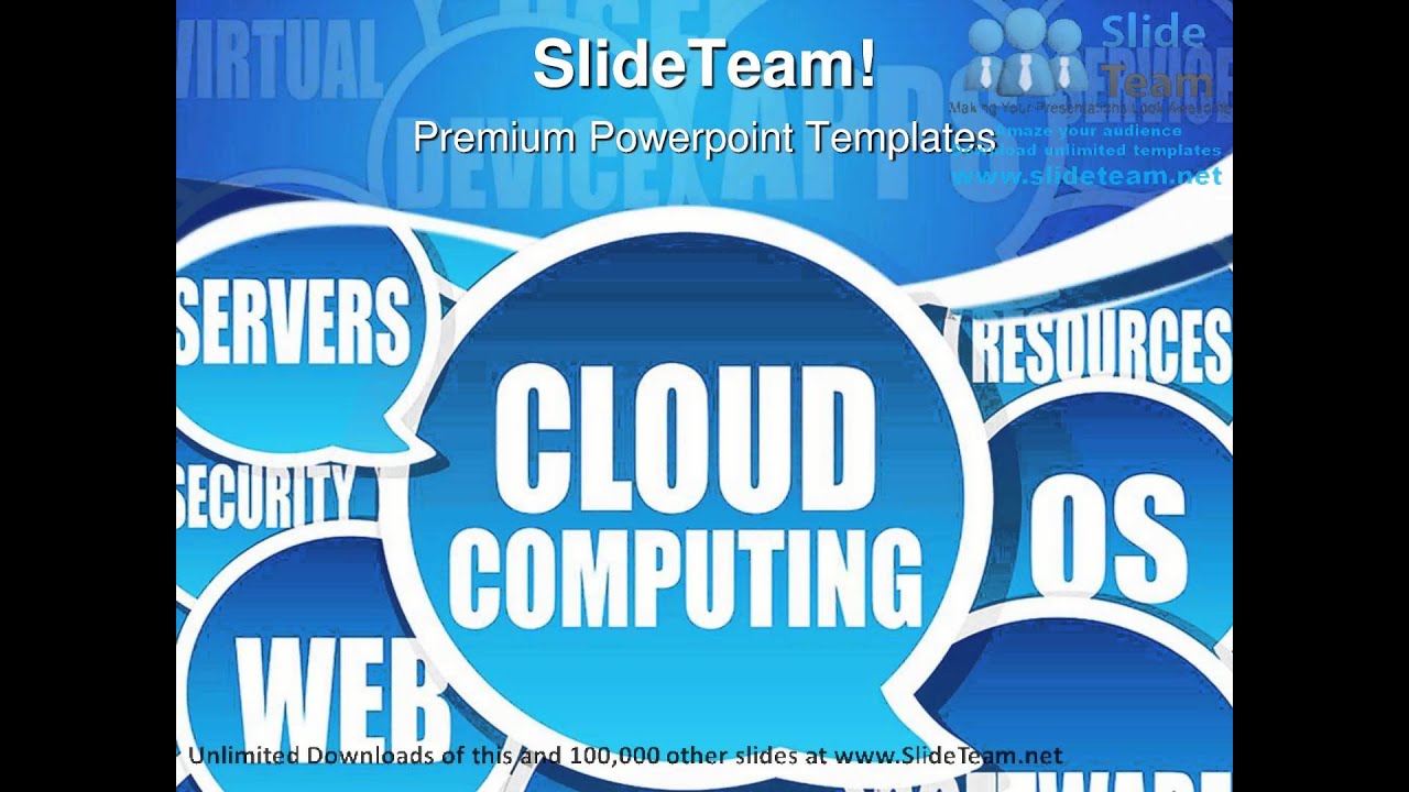 Cloud Computing Background PowerPoint Templates Themes And Backgrounds Graphic designs