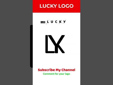 Lucky name logo design