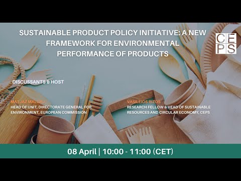 Sustainable Product Policy Initiative: A new framework for environmental performance of products