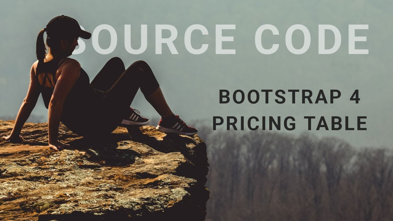 Bootstrap 4 pricing table ( source code )