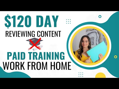 $120 Day NON-PHONE Work From Home Job Reviewing User Posted Content | Paid Training & No Degree