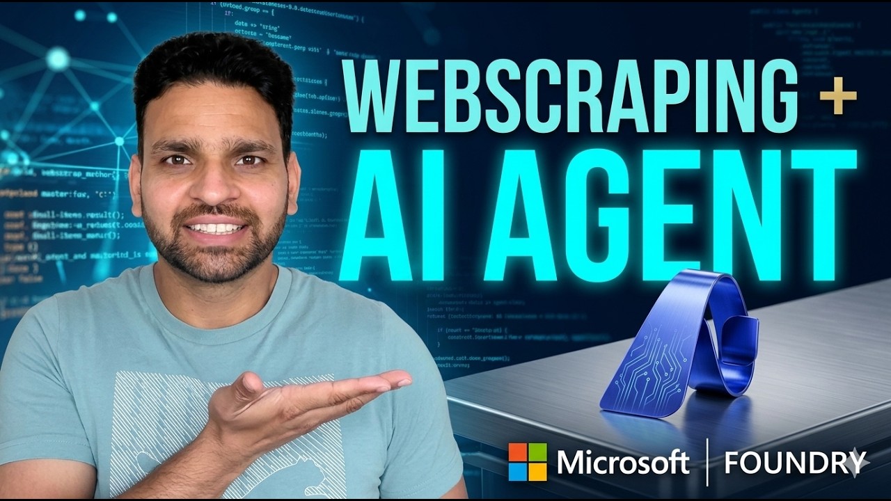 Web Scraping/Crawling with AI Agents | Crawl4AI + Microsoft Foundry Full Demo