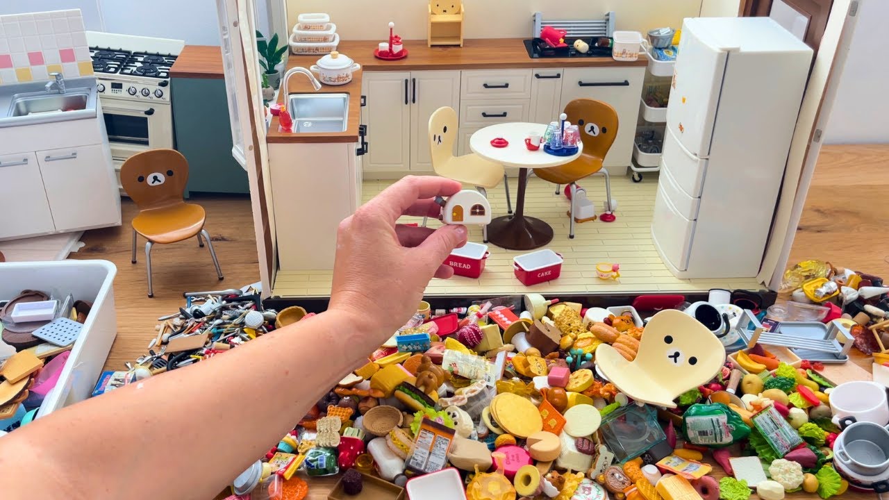 Mini kitchen set installation Orcara ASMR Re-ment Collection