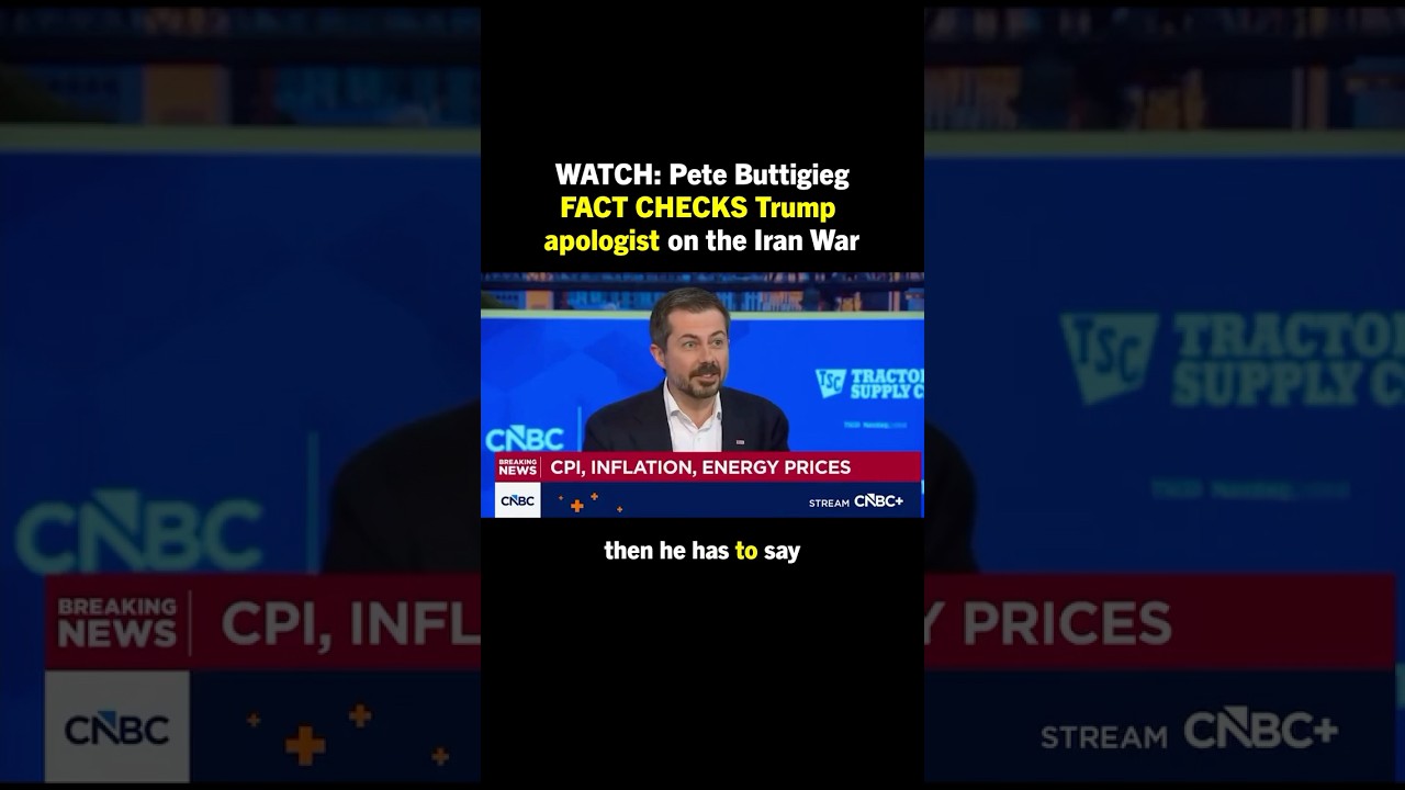 Pete Buttigieg fact checks CNBC's Joe Kernen on Trump's Iran War