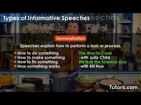 Informative Speeches | Types, Topics, and Examples