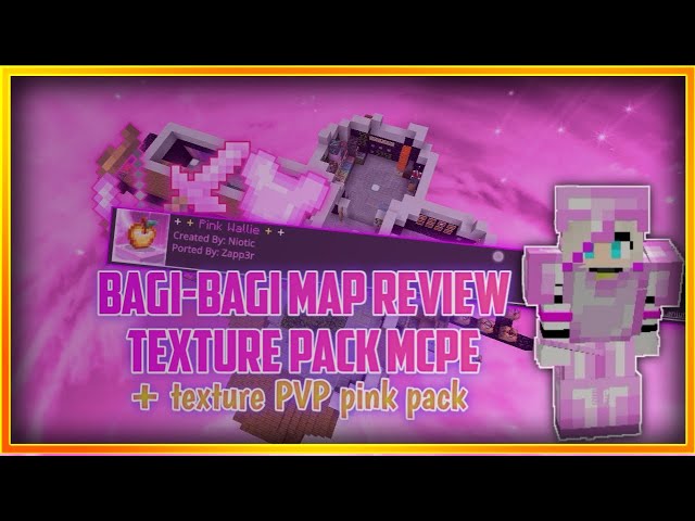 MAP SHOWCASE TEXTURE PACK DAN TEXTURE PVP PINK! - Minecraft PE 1.19 ...
