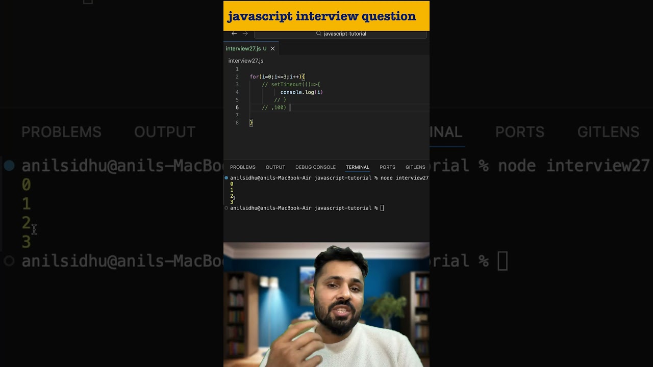 Most Developers Get This Wrong! JavaScript Loop Output with setTimeOut #javascriptinterview