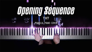 TXT - Opening Sequence (2 Piano PDF: Original Key & Easier Key) by Pianella Piano Notenblatt