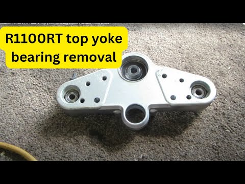 BMW R1100RT top yoke bearing repair| #motorcycle Restoration Biker